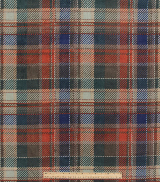 Fall Tartan Plaid Anti Pill Fleece Fabric Joann
