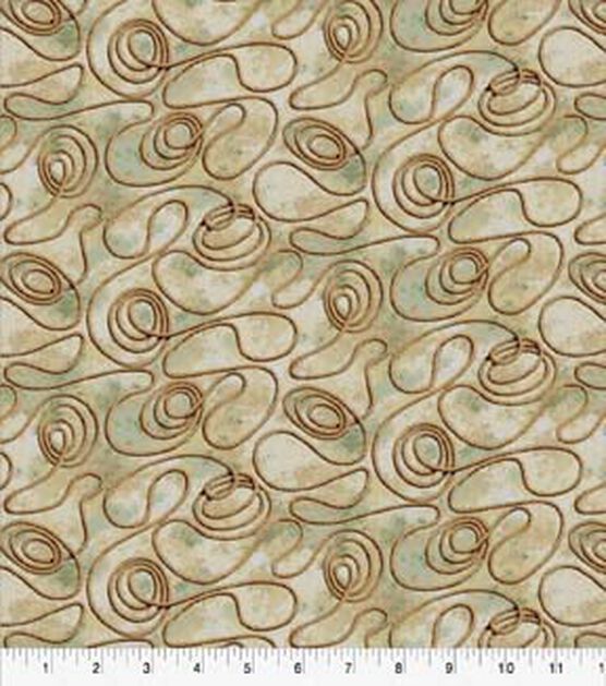 Springs Creative Rodeo Ropes On Brown Novelty Cotton Fabric Joann