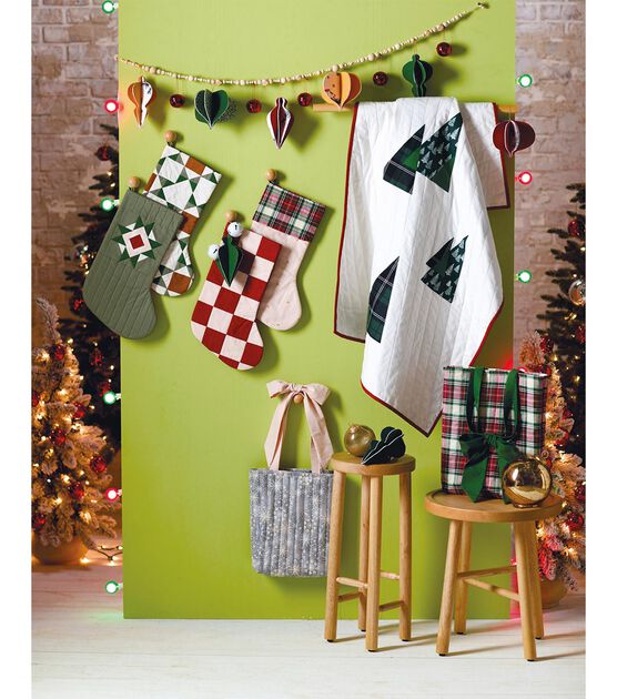 Green And Black Plaid Christmas Cotton Fabric Joann