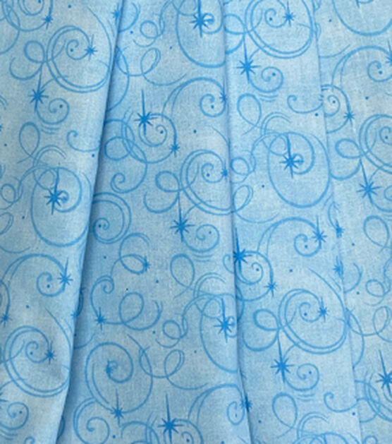 Blue Stars And Swirls Quilt Cotton Fabric By Keepsake Calico Joann