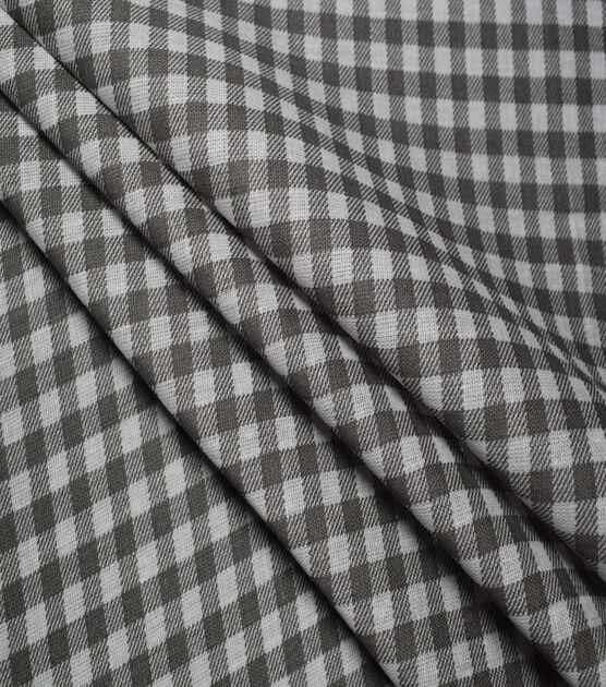Gray Gingham Craft Cotton Fabric By Happy Value Joann