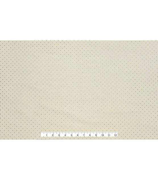 Gold Diamond Dew Drops Cream Quilt Foil Cotton Fabric By Keepsake