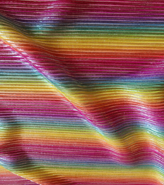 Glitterbug Rainbow Foil Bodre Fabric Joann