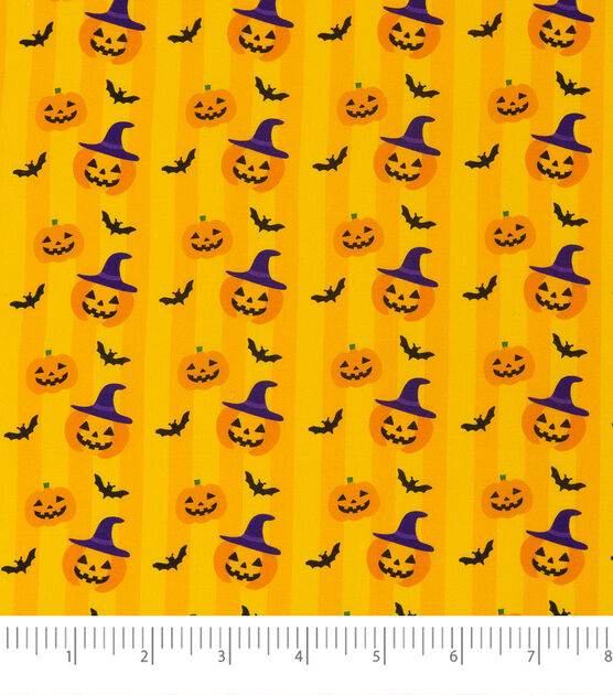 Singer 18 X 21 Gnome And Dots Halloween Cotton Fabric Quarter Bundle