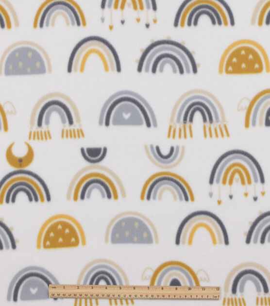 Rainbow Blizzard Prints Fleece Fabric Joann