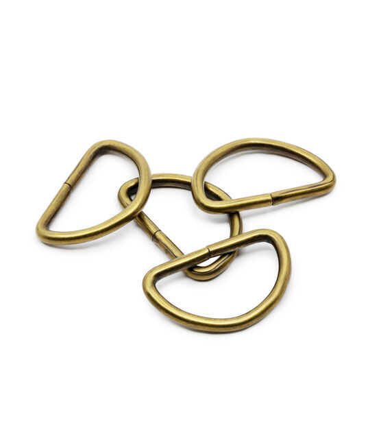 Dritz 1 D Rings Antique Brass 4 Pc Joann