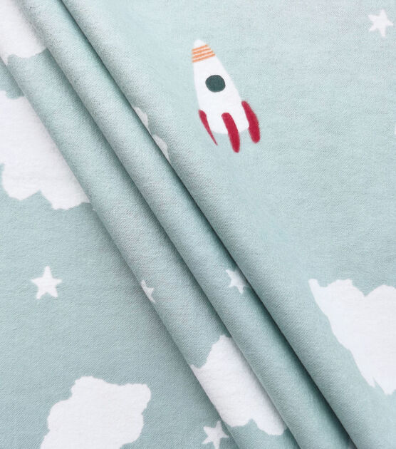 Abc Rocket Cotton Flannel Nursery Fabric By Lil Pop Joann