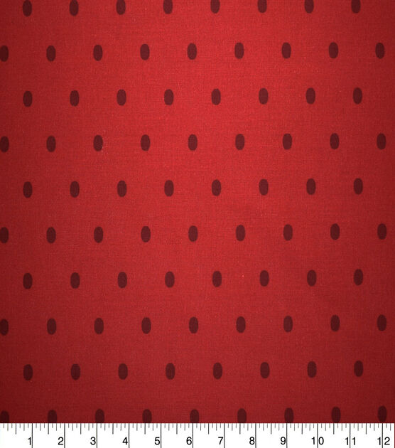 Red Dots Quilt Cotton Fabric By Quilters Showcase Joann