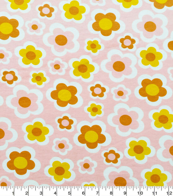 Groovy Flower Jersey Knit Fabric By Pop Joann