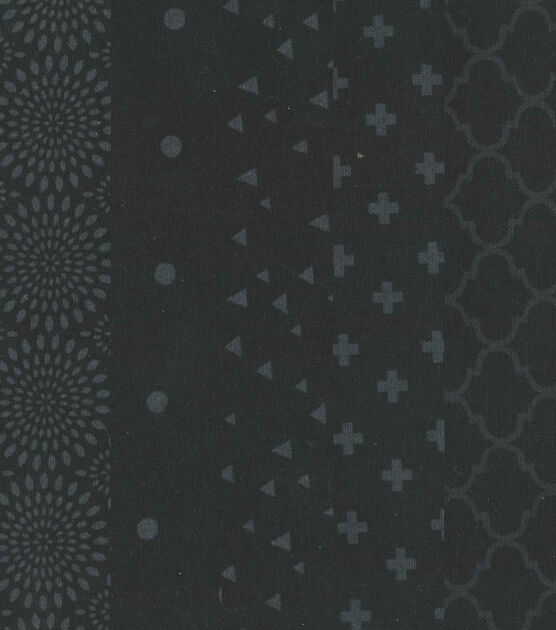 25 X 42 Assorted Black Cotton Fabric Roll 20ct By Keepsake Calico