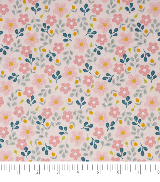 Delicate Pink Floral Cotton Fabric By Keepsake Calico Joann