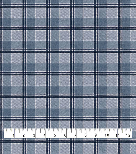 Plaid Blue 108 Wide Flannel Fabric Joann