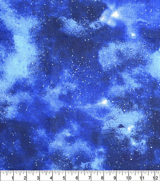 Dark Blue Galactic Blender Quilt Cotton Fabric By Keepsake Calico Joann