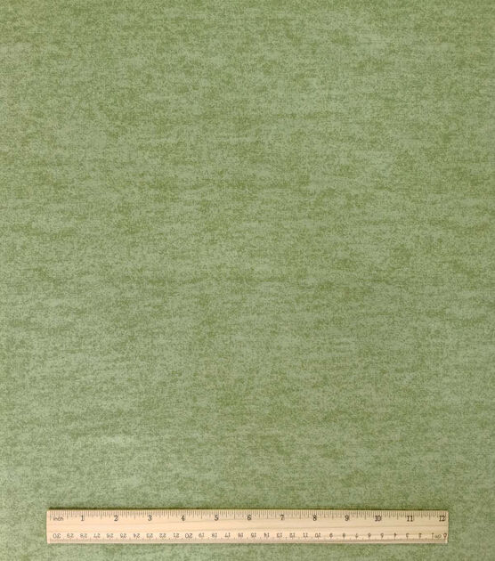 Light Green Heathered Luxe Flannel Fabric Joann