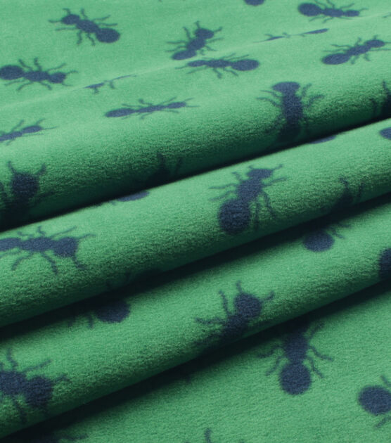 Ants On Green Anti Pill Plush Fleece Fabric Joann