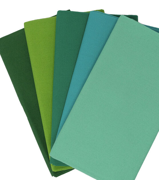 Singer 18 X 21 Sorbet Mint Solid Fabric Quarter Bundle 5pc Joann
