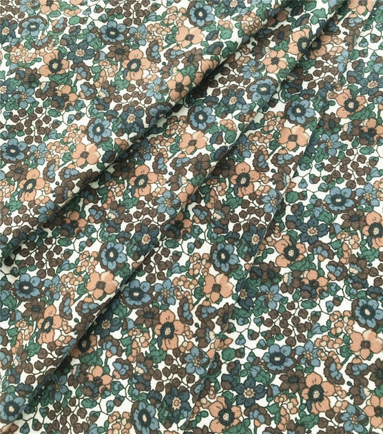 Multicolor Graphic Ditsy Floral Double Brush Jersey Knit Fabric Joann