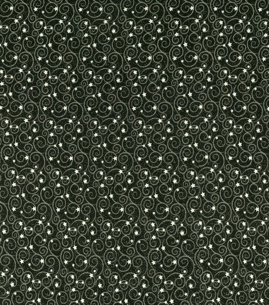 Keepsake Calico Cotton Fabric Swirl Star Glitter Joann