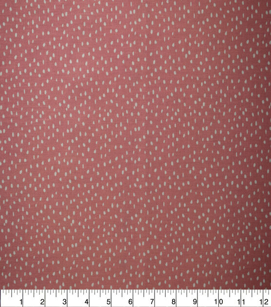 Speckled Dots On Coral Quilt Cotton Fabric By Quilters Showcase Joann