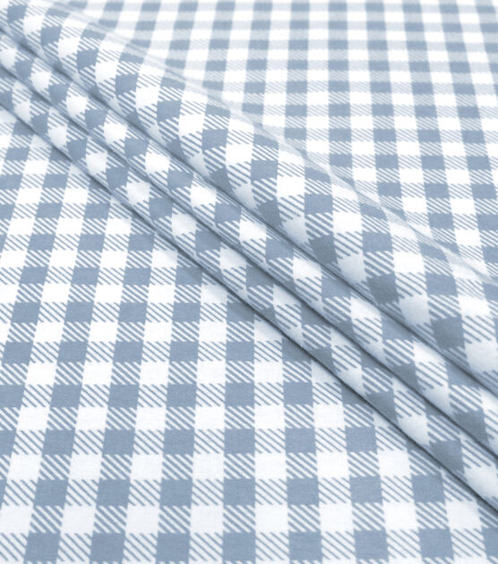 Pop Blue Check Super Snuggle Flannel Fabric Joann