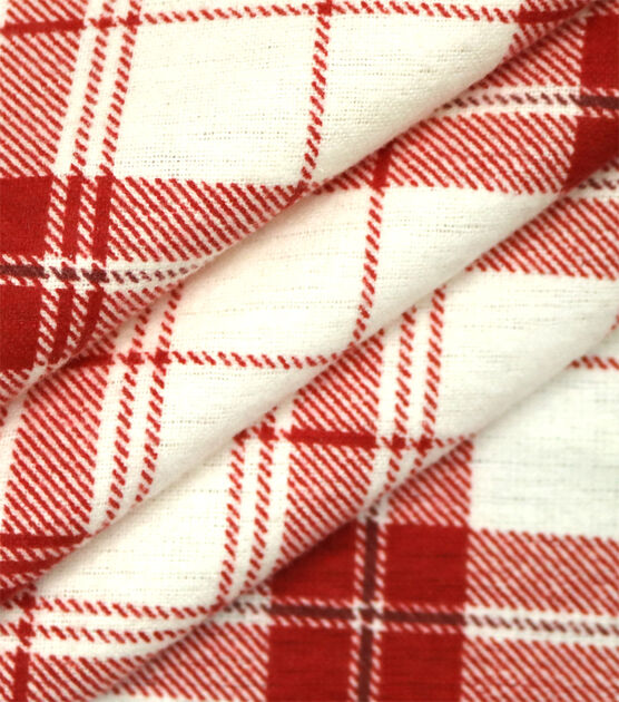 Plaid Red 108 Wide Flannel Fabric Joann
