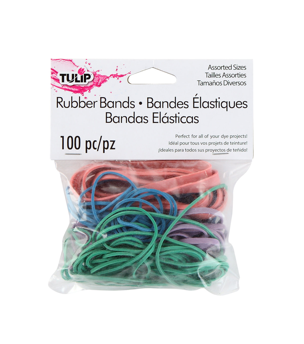 Pack of rubber bands store