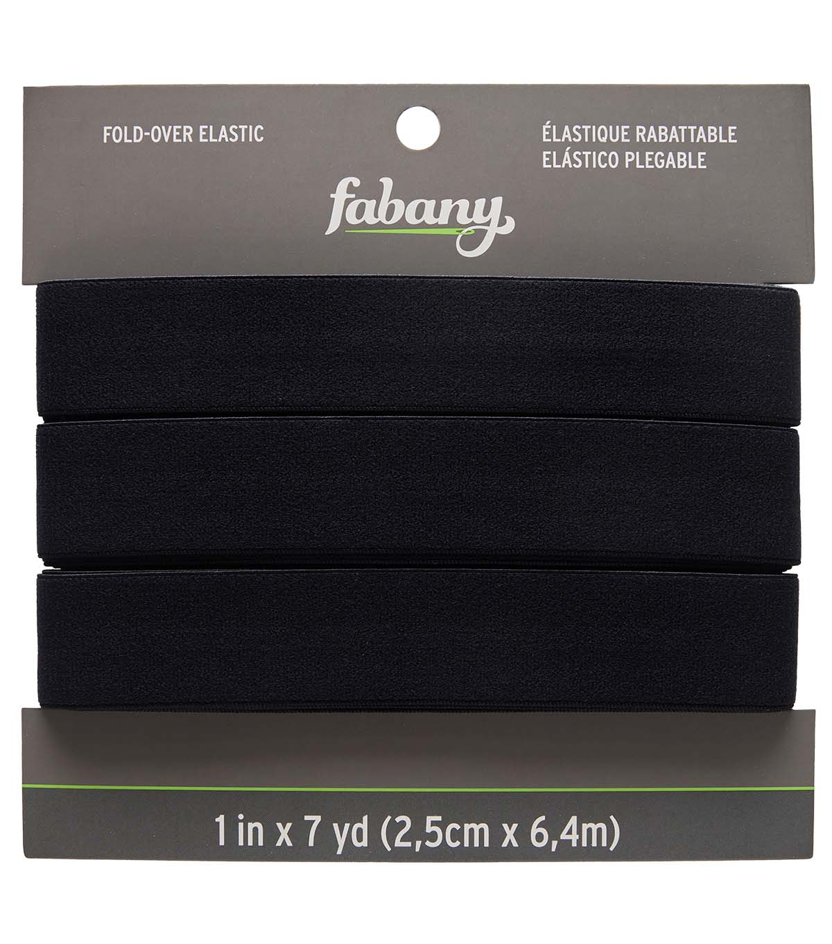 1 x 7yd Foldover Elastic by Fabany JOANN